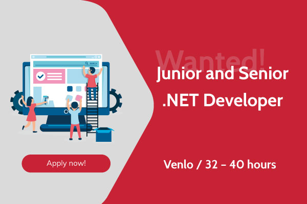 Open applications: Junior, Medior and Senior .NET Developer