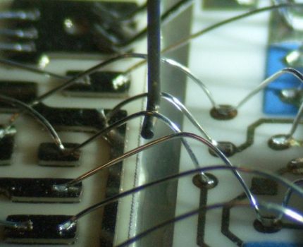 How to test the bond of SMD gull wing leads