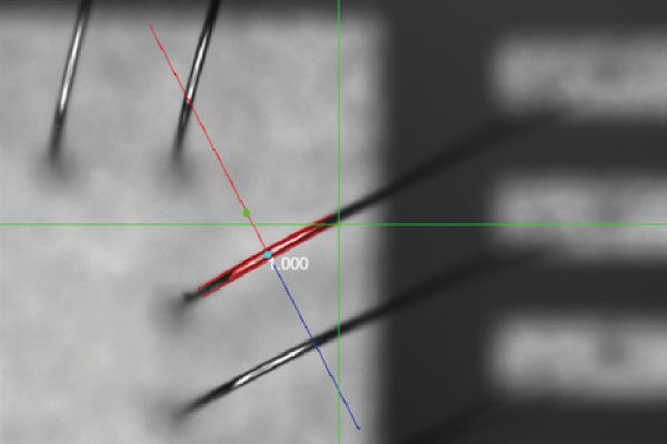 Wire detection teaches positions between the first and second bond